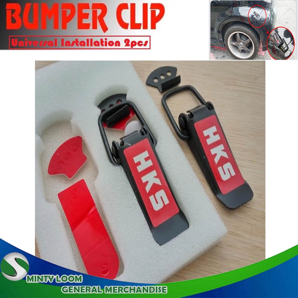 2 Pcs Fastener Clip Universal Security Hook Lock Clip Kit Bumper Quick ...