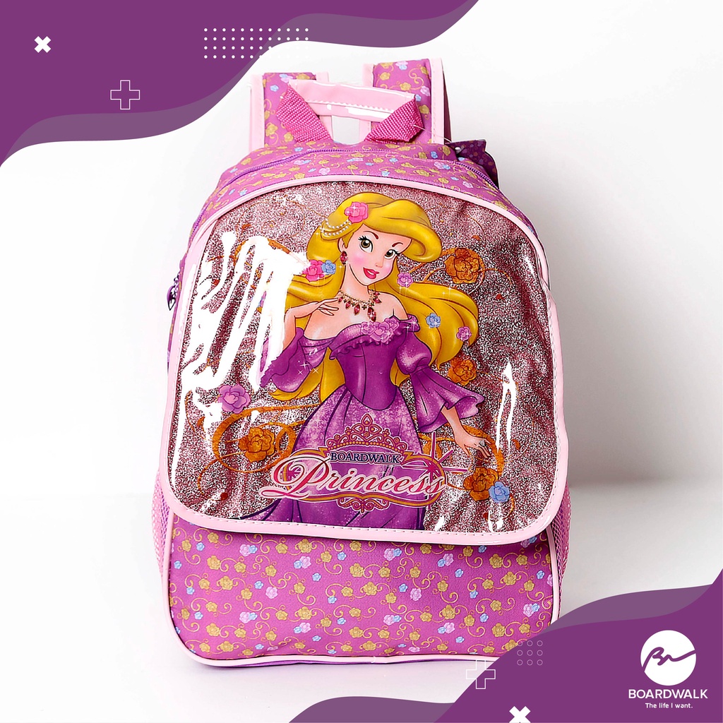 Boardwalk Chilette Girls Backpack with princess print | Shopee Philippines