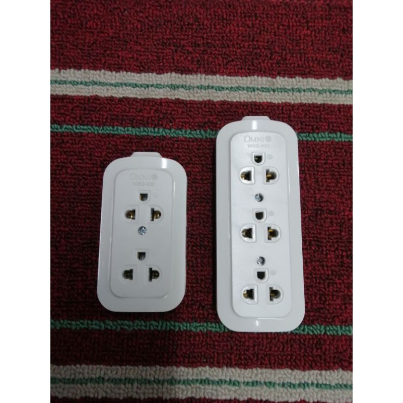 Omni Surface Convenience Outlet w/ Ground WSG-002, WSG-003 | Shopee ...