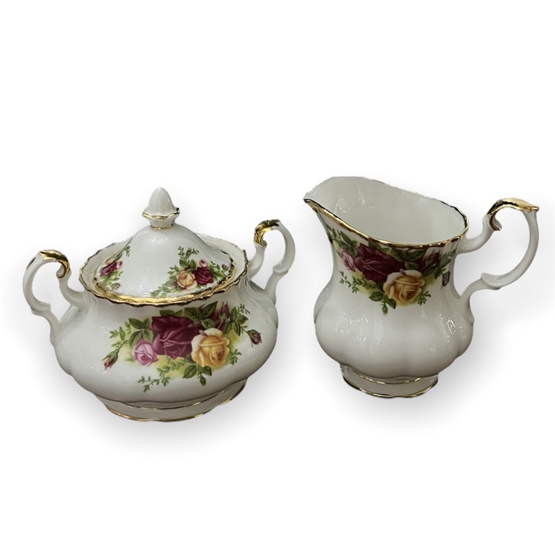 Royal Albert Old Country Roses Creamer and Sugar Bowl | Shopee Philippines