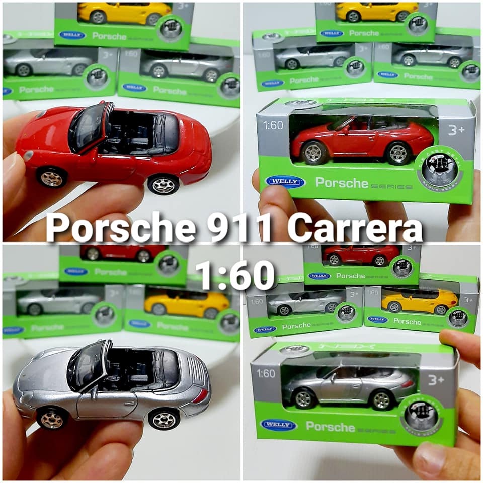 Porsche 911 Carrera VS Boxster S Scale 1:60 Model Car Original ...