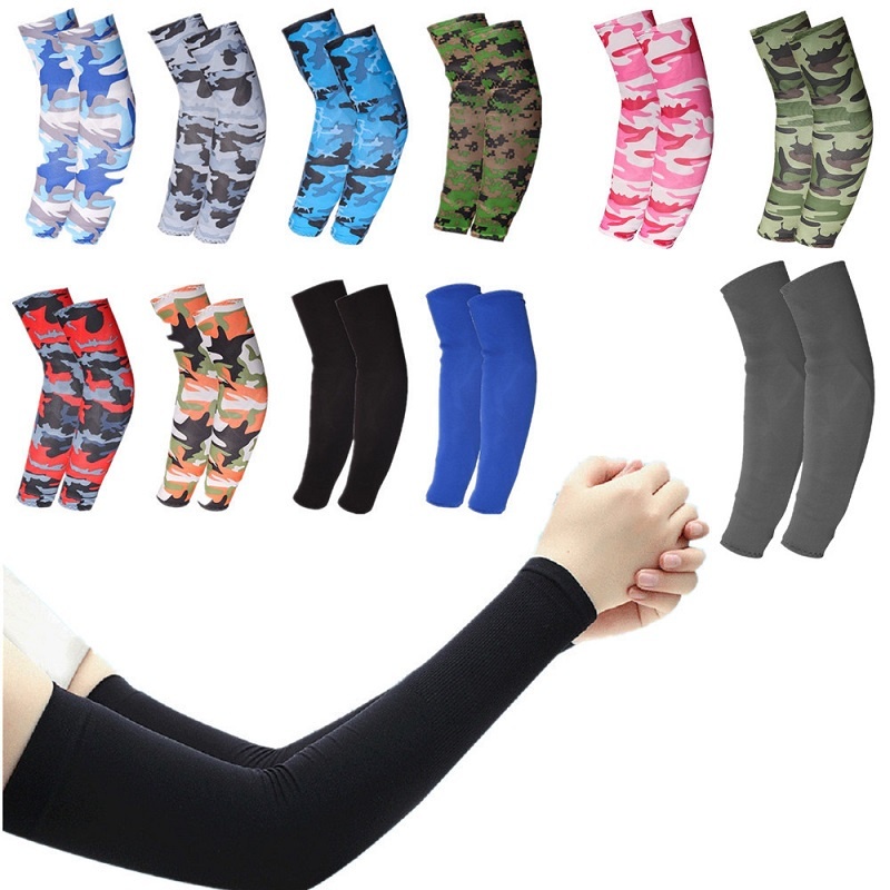 UV Protection Arm Sleeve Hand Sock Bandana Sarung Lengan Lelaki Motor ...