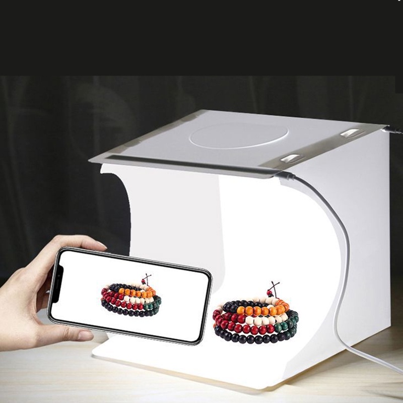 Portable Studio Box Mini Photo Studio Light Box LED Lights Room ...