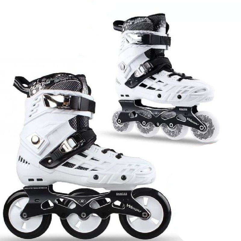 2 in 1 multiple funciton speed flate roller skate shoes 3 wheels inline ...