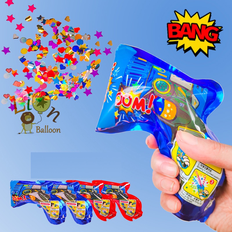 Party Poppers Gun Confetti Party Spray Colorful Design Mixed Fun Game ...