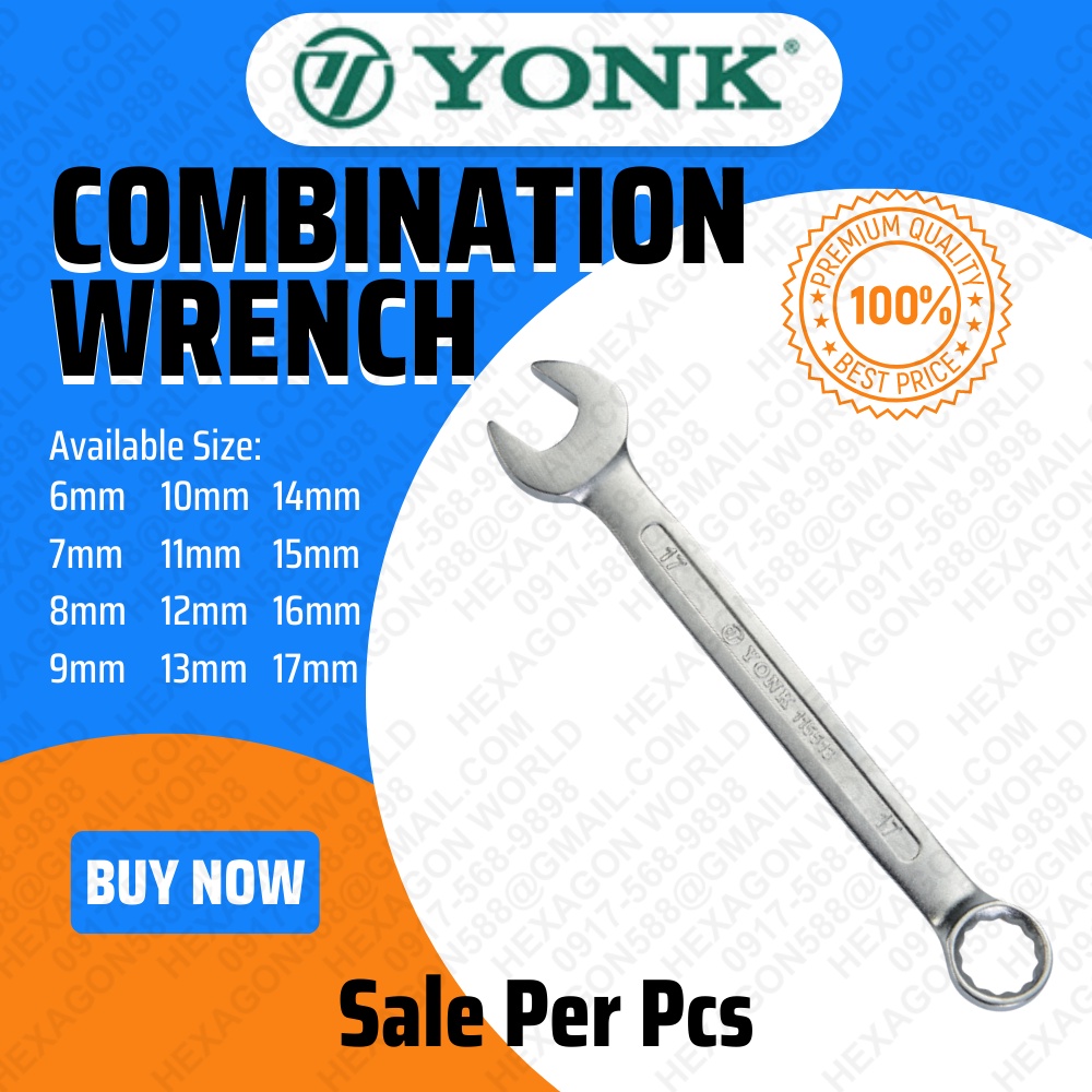 1Pcs Yonk 115500 Combination Wrench 6mm 7mm 8mm 9mm 10mm 11mm 12mm 13mm ...