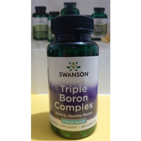 Triple Boron Complex 3mg 250 capsules EXPIRY: May 2026 Swanson | Shopee ...