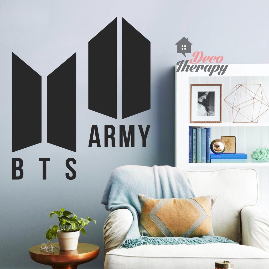 KPOP BTS ARMY Design Wall Sticker Decotherapy | Shopee Philippines