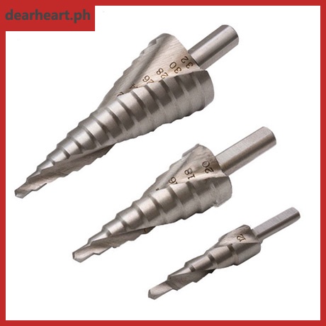 4-12mm/4-20mm/4-32mm HSS Step Drill Bit Stainless Steel Cutting Step ...