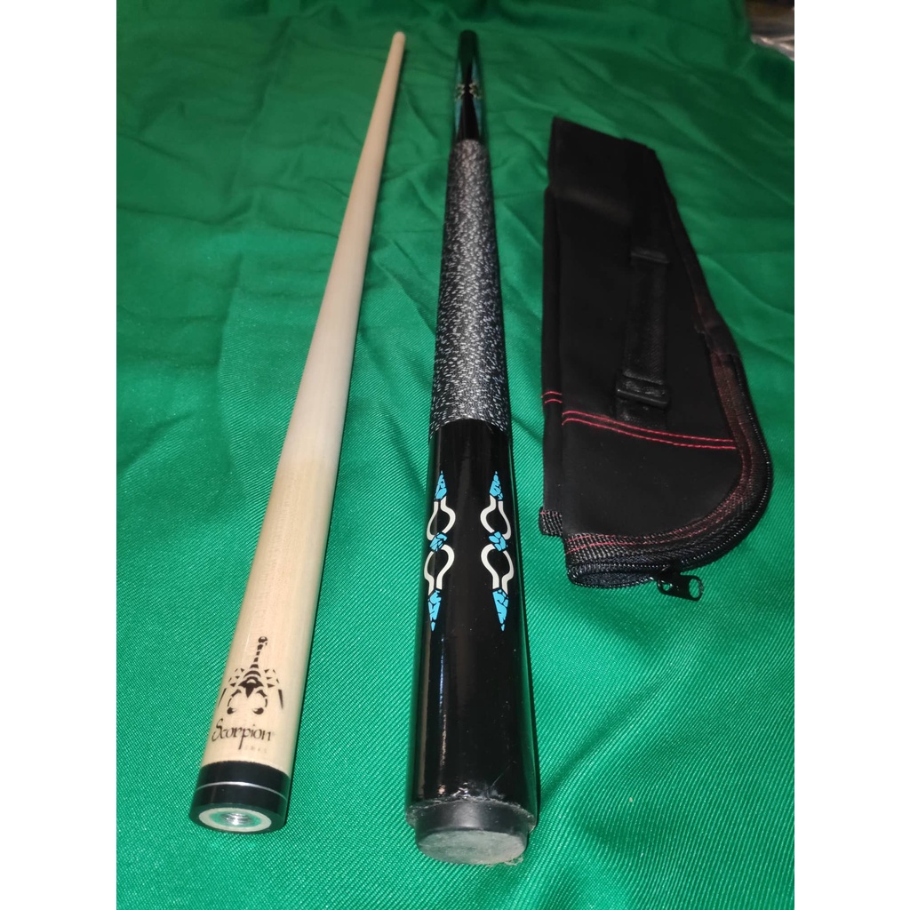 SCORPION ASH WOOD DESIGN 2 BILLIARD CUE STICK / TAKO NG BILYARAN ...