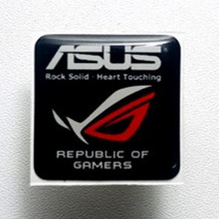 Asus ROG Emblem Embossed Flexible Sticker | Shopee Philippines