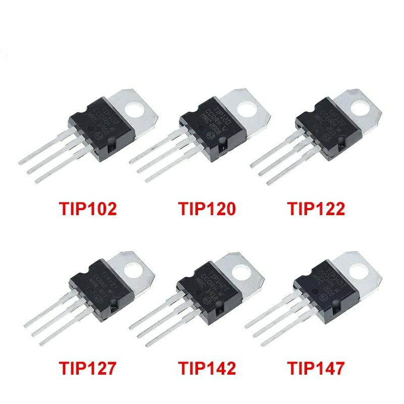 TIP102 TIP120 TIP122 TIP127 TIP137 TIP142 TIP147 3-Pin Transistor to220 ...