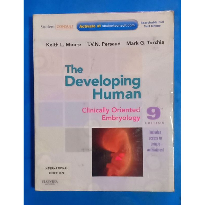 the developing human embryology by moore | Shopee Philippines