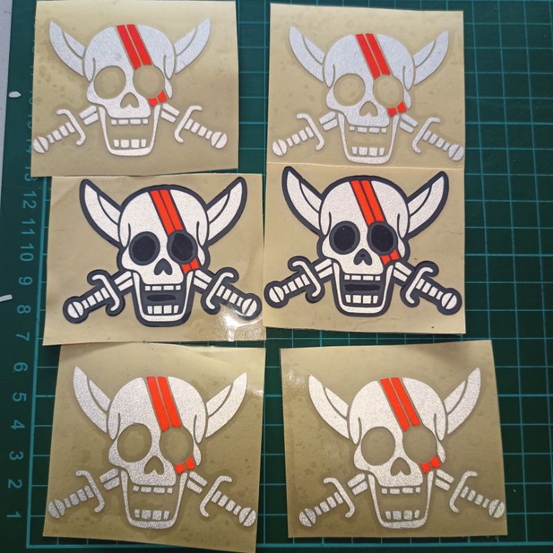 Red Hair Pirate Shank Sticker | Shopee Philippines