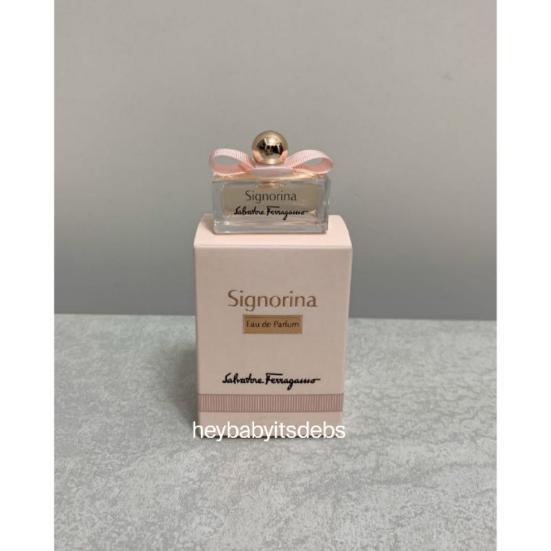 Authentic Salvatore Ferragamo Signorina 5ml Mini Perfume (Bnew ...