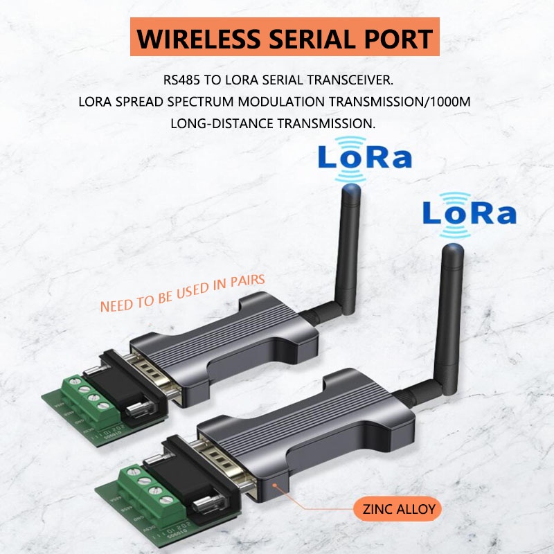 DTECH RS485 To LoRa / USB to LORA / RS232 to LORA Wireless Serial Port ...