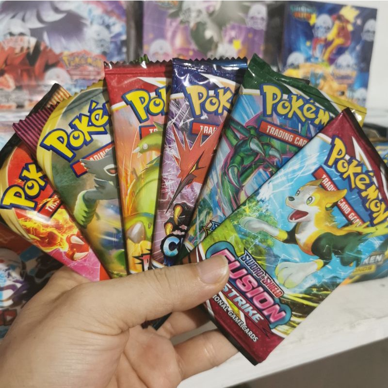 60Pcs Assorted Pokemon Cards With Foils Pokemon Booster Pack Combo ...