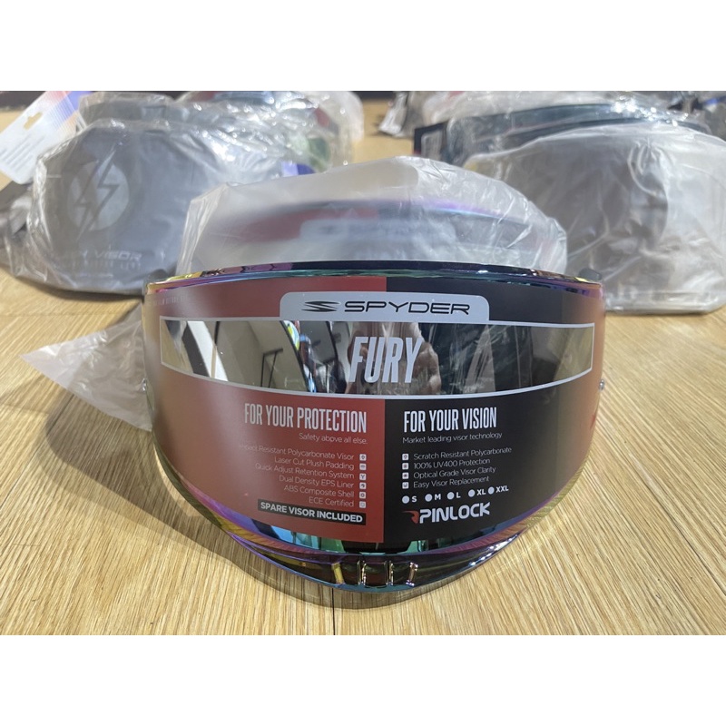 SPYDER Fury Visors (Main Visor / Inner Visor) | Shopee Philippines