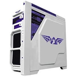 Armaggeddon T3X (White) Hectotron Mid Tower See-Thru Window Gaming Case ...