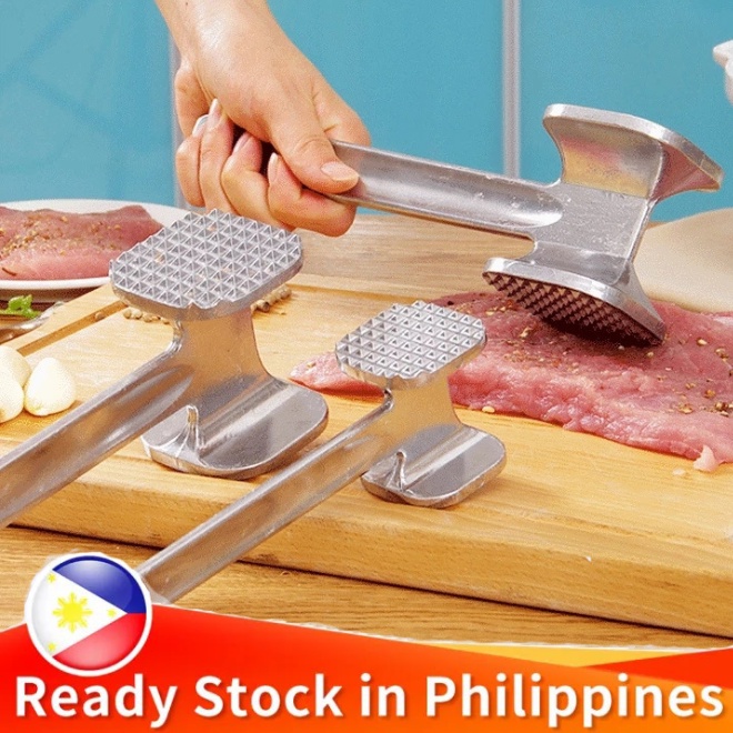 Gourmet Meat Tenderizer Stainless Steel Heavy Sturdy Meat Mallet Hammer
