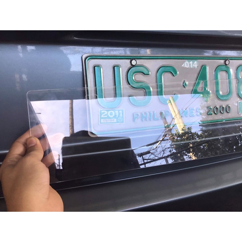 1pair CLEAR CAR PLATE COVER (2 piraso) | Shopee Philippines