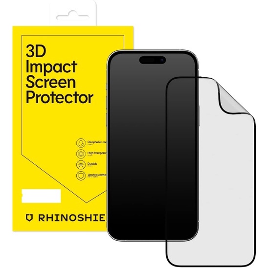 RHINOSHIELD 3D Impact / Tempered Glass / Back Cover Screen Protector ...