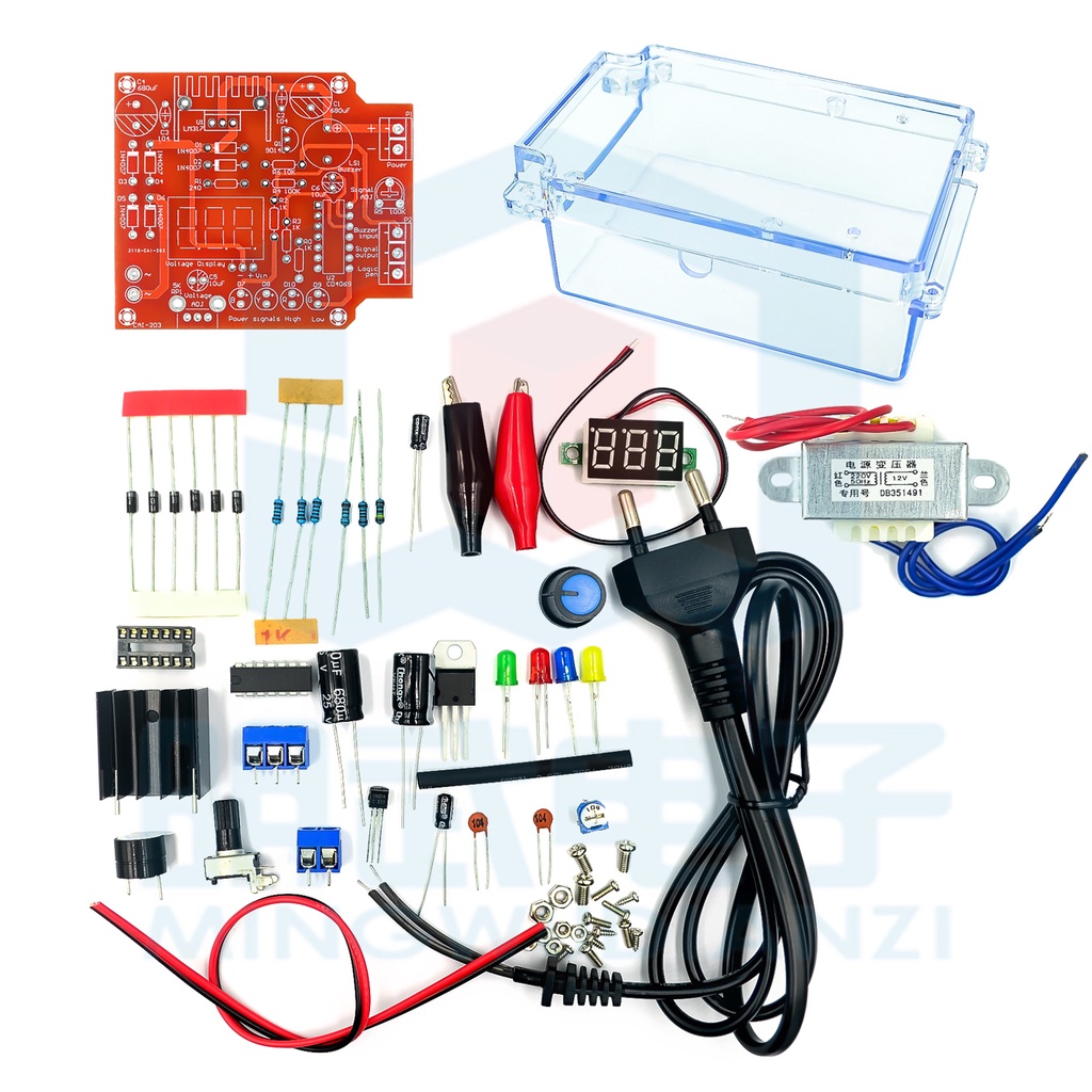 LM317 Adjustable Regulated Power Supply Board Kit Power Training Kit ...