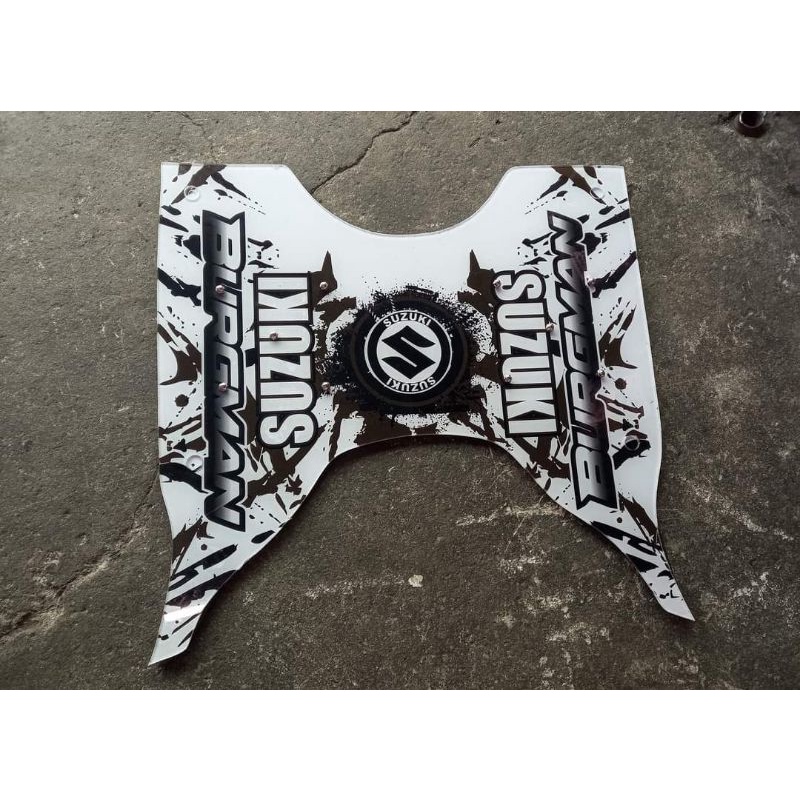 ACRYLIC BURGMAN MATTING/FOOTBOARD + SCREE SCREW & SPACER / BURGMAN ...