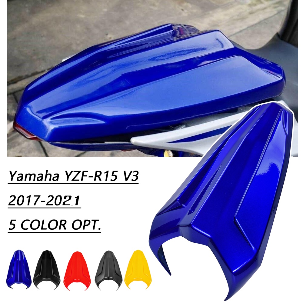 LJBKOALL Rear Seat Cowl Cover For Yamaha YZF R15 V3 YZFR15 YZF-R15 ...