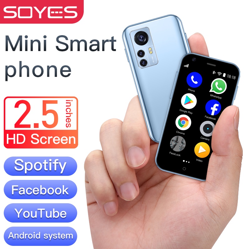 Soyes D18 Mini Smartphone 2.5inch 2 SIM Card Android 6.0 Quad Core 1GB ...