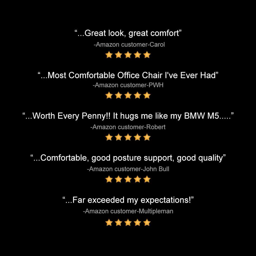 MUSSO 199A Gaming Chair Extra Large Size High-Back Fabric Office Chair ...