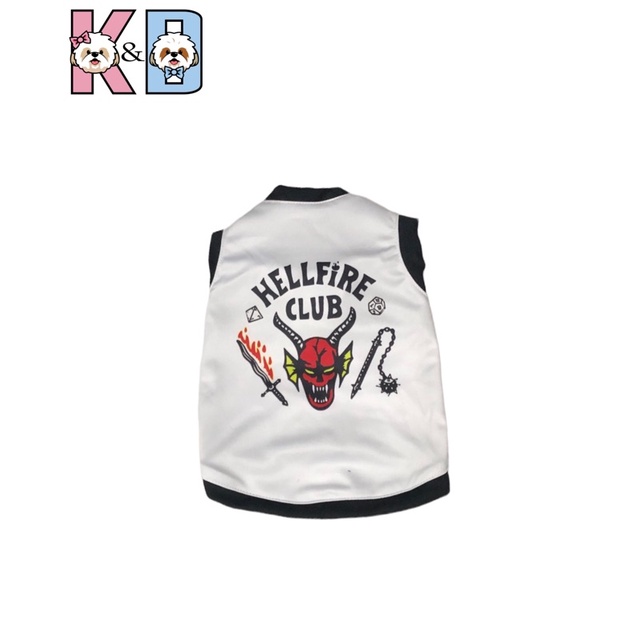 Stranger Things Hellfire Club Pet Jersey Dog Clothes Cat Clothes ...
