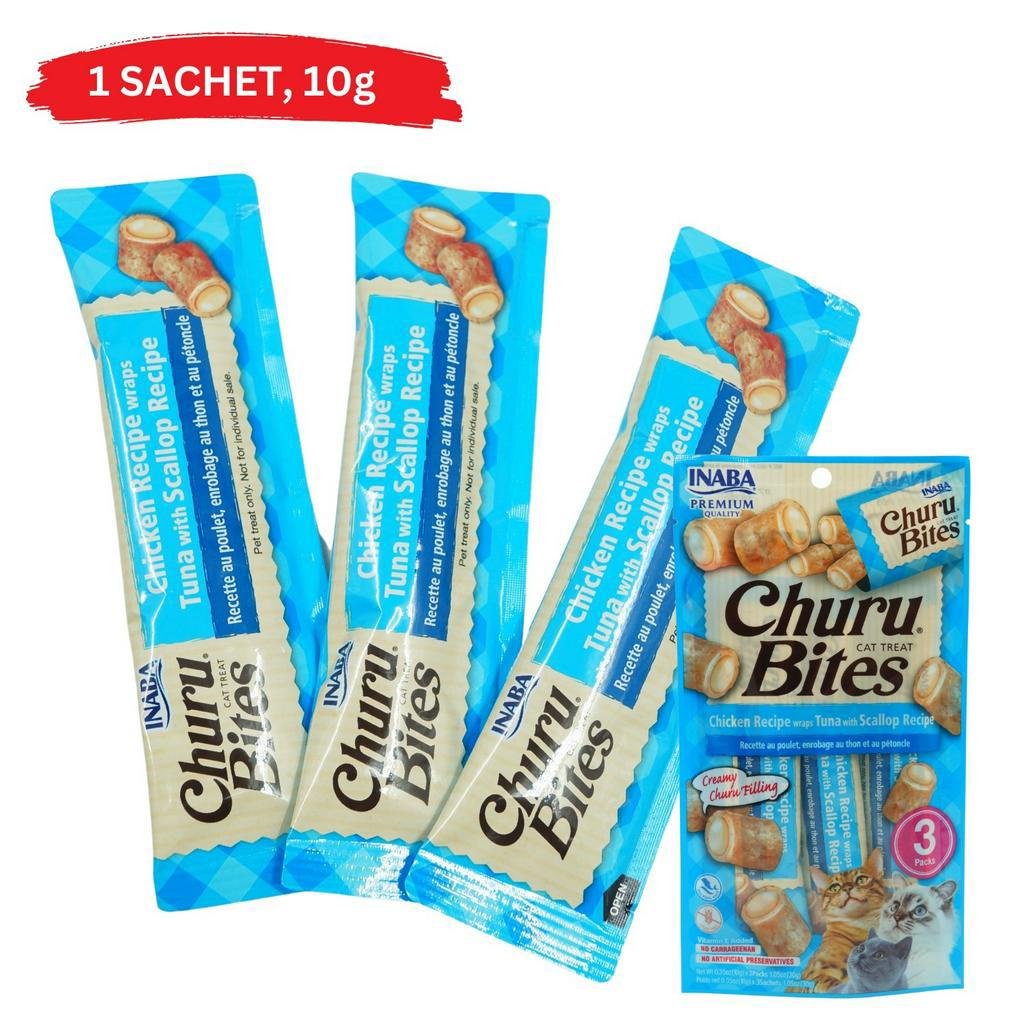 Inaba Churu Bites ChuruBee Cat Treats 1 Stick, Ciao Bee | Shopee ...
