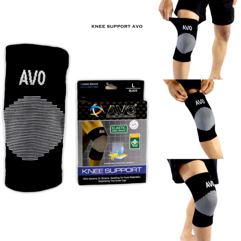 Avo Knee Length | Knee support Avo | Sports Knee Protector | Shopee ...