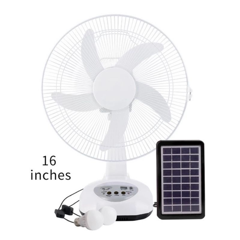 KUKU Solar 16 Inch Portable Industrial Fan 16 Inch (KUKU-3016 ...