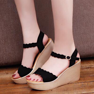 LT wavy wedge 9-inch high heels (X010) | Shopee Philippines