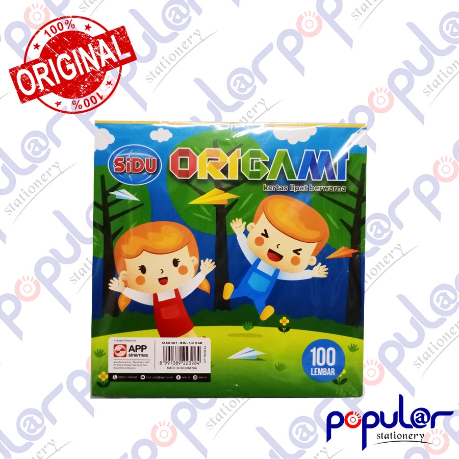 Sidu Origami Folding Paper 14x14 (100 Sheets) | Shopee Philippines
