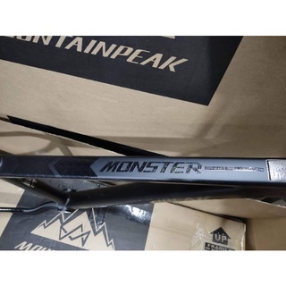 Mountainpeak mtb 27.5 Monster frame medium(glossy Black gray) (matt ...