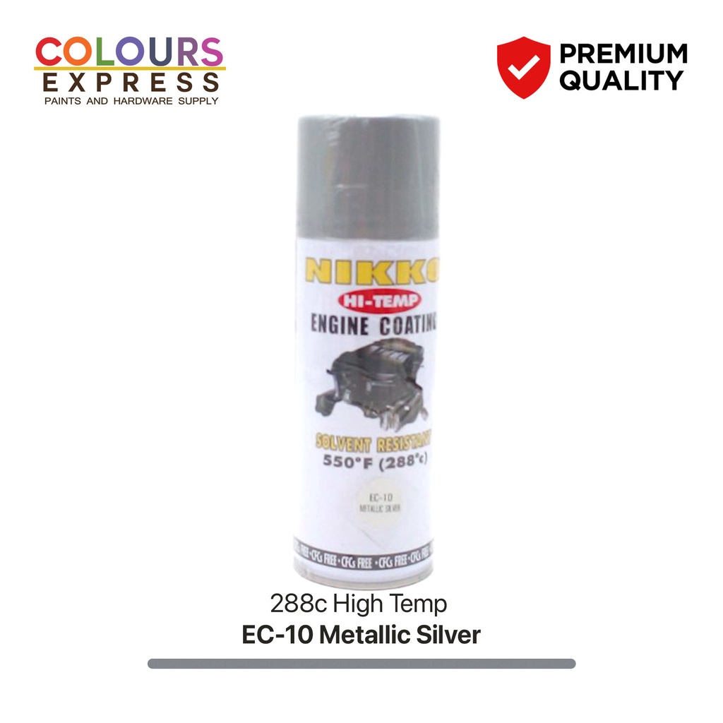 Nikko Spray Paint High Temp Engine Coating Ec - 10 Metalic Silver ...