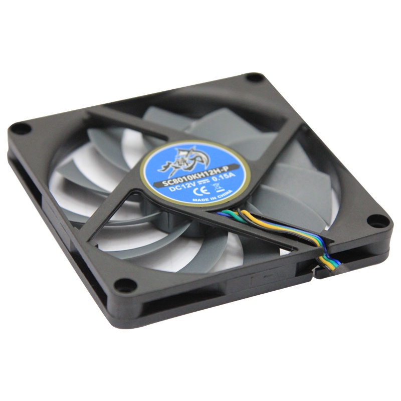Gentle Typhoon Super Thin 8cm Fan 3000RPM 4PIN PWM Speed Control ...