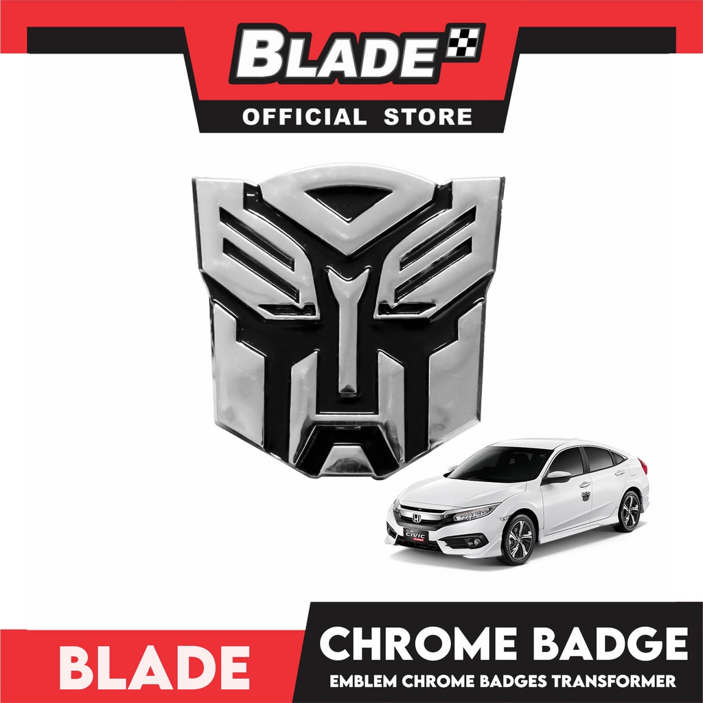 Auto Car Emblem Logo Chrome Badge Sticker Decals with 3M Adhesive 7cm ...