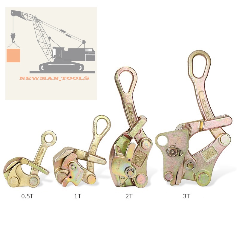 Newman Tools High Quality Pat 1T-3T Wire Rope Grip Cable Grip For ...