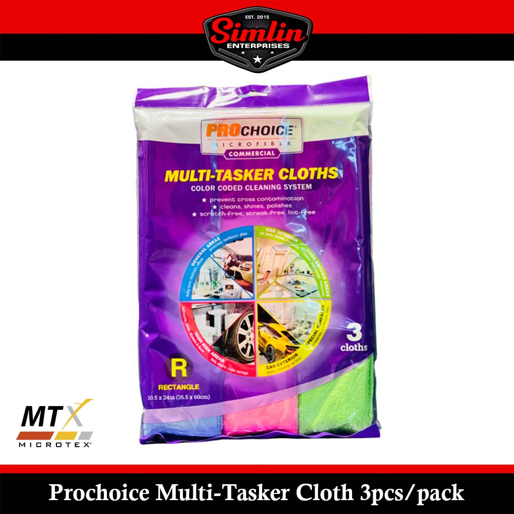 Prochoice Microfiber Multi-Tasker 3pcs Cloth Microtex MTX | Shopee ...
