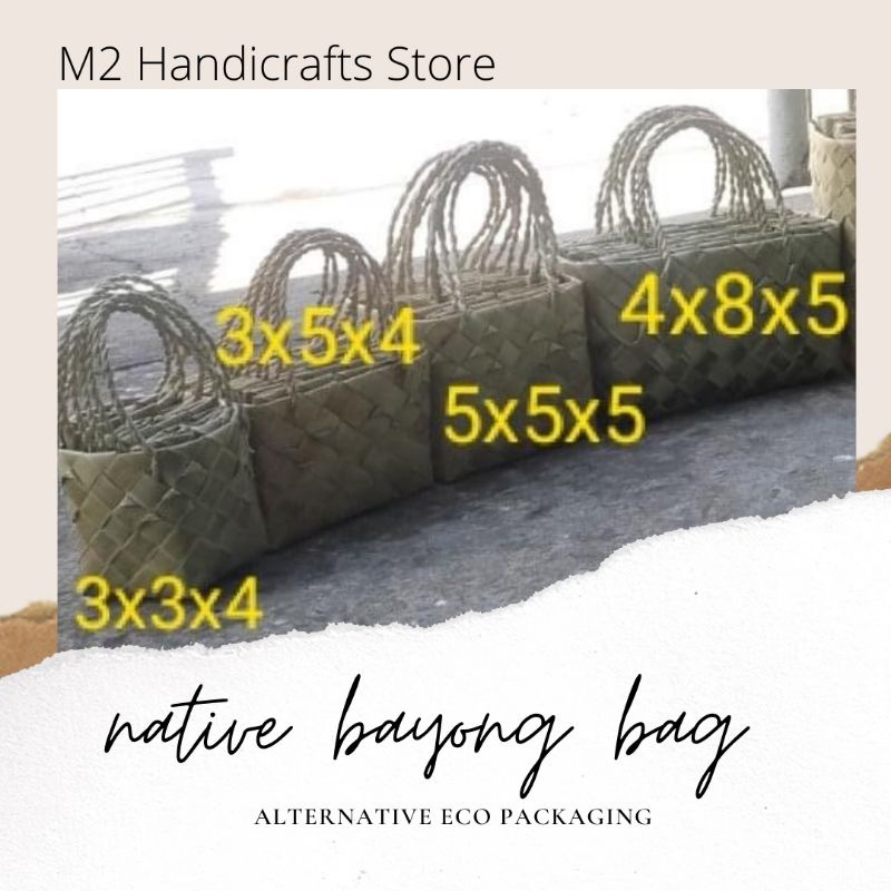 native bayong bag packaging ecofriendly | Shopee Philippines