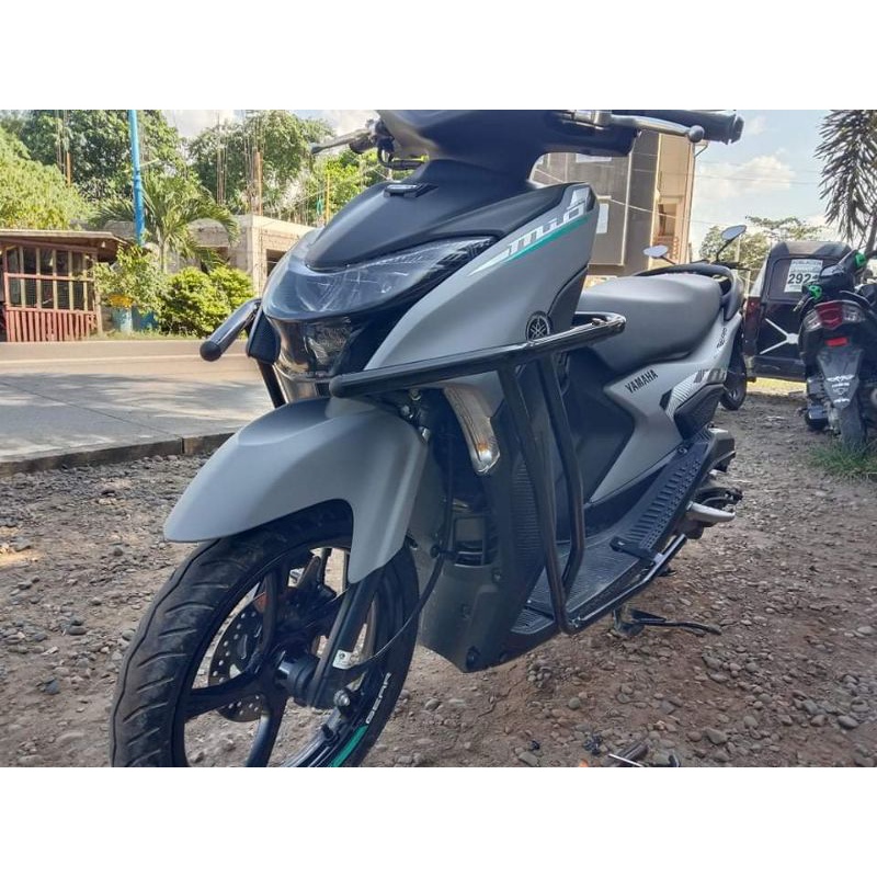 YAMAHA MIO GEAR HALF CRASHGUARD HEAVY-DUTY AND GOOD QUALITY (POWDER ...