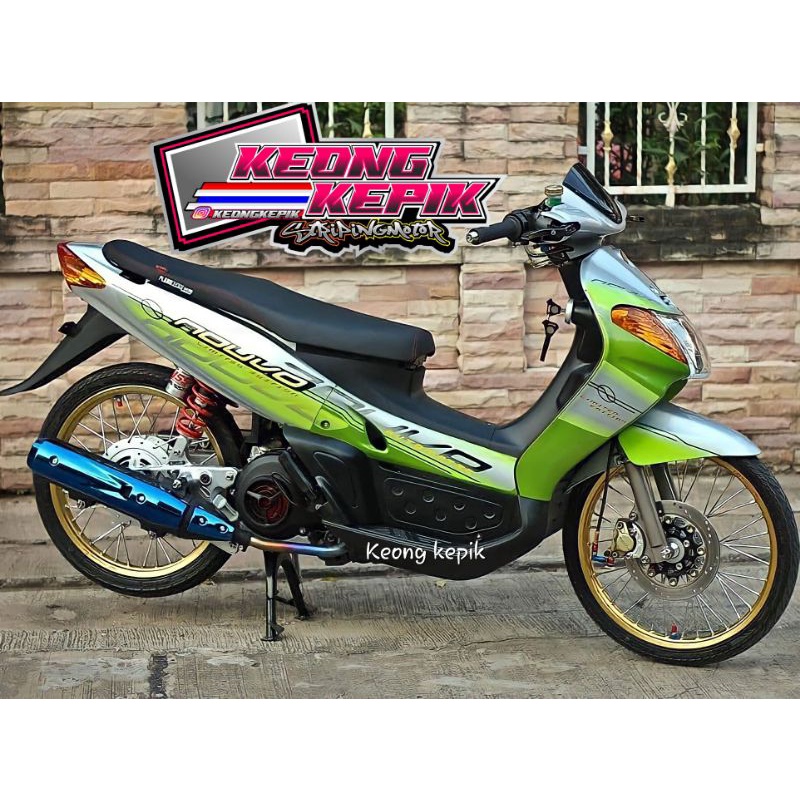 STRIPING STICKER LIS THAILAND VARIATIONS OF YAMAHA NOUVO LELE ...