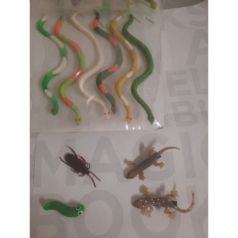 Fake Lizards Worms Snakes Curse Insects | Shopee Philippines