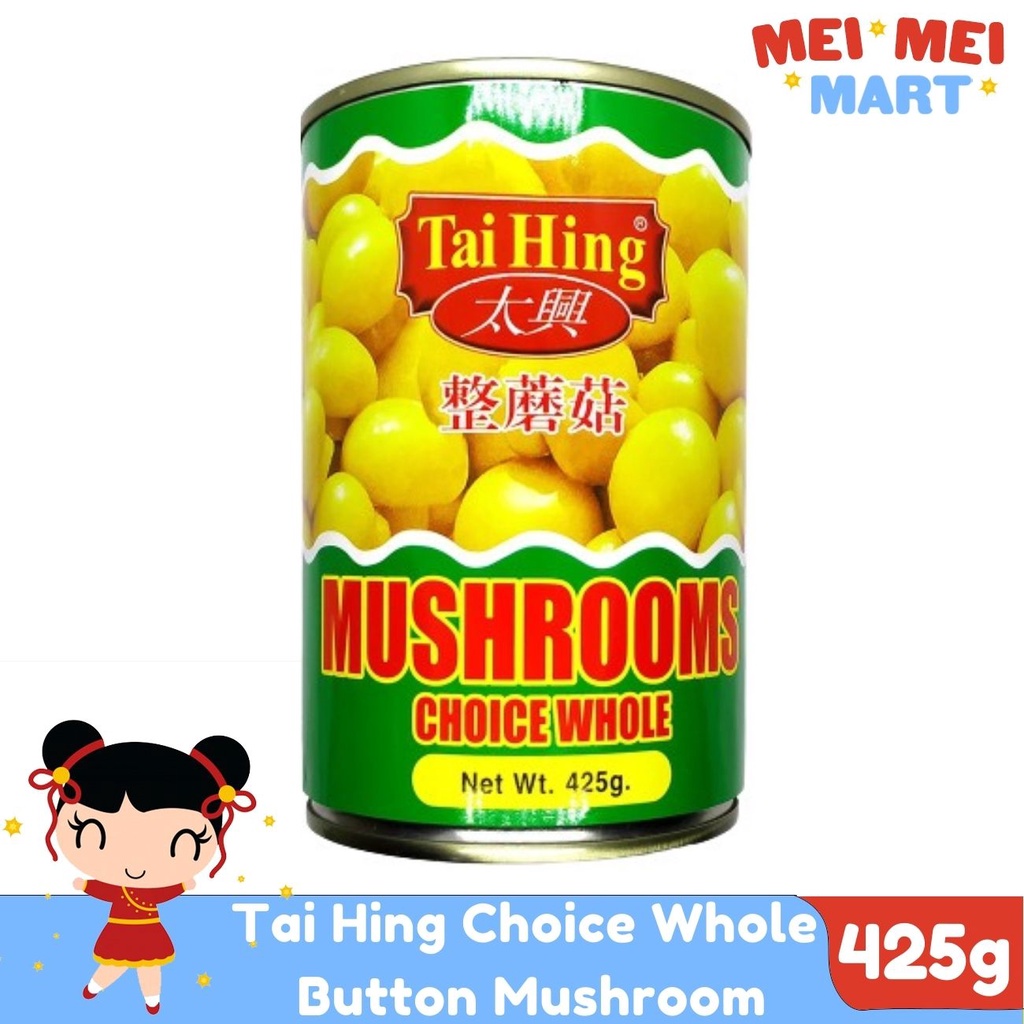 Tai Hing Canned Choice Whole Button Mushroom Sliced | Shopee Philippines
