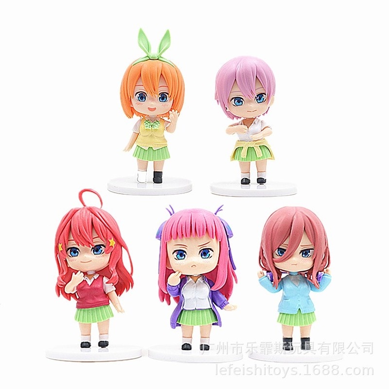 The Quintessential Quintuplets Anime Peripheral Action Figures Model ...