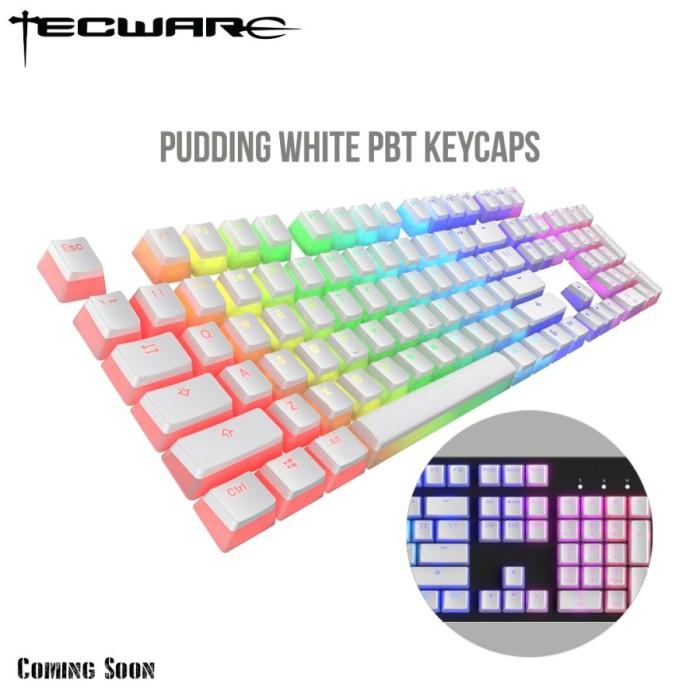Tecware Keycaps Pudding 104 Keys For Mechanical Keyboard - Translucent ...